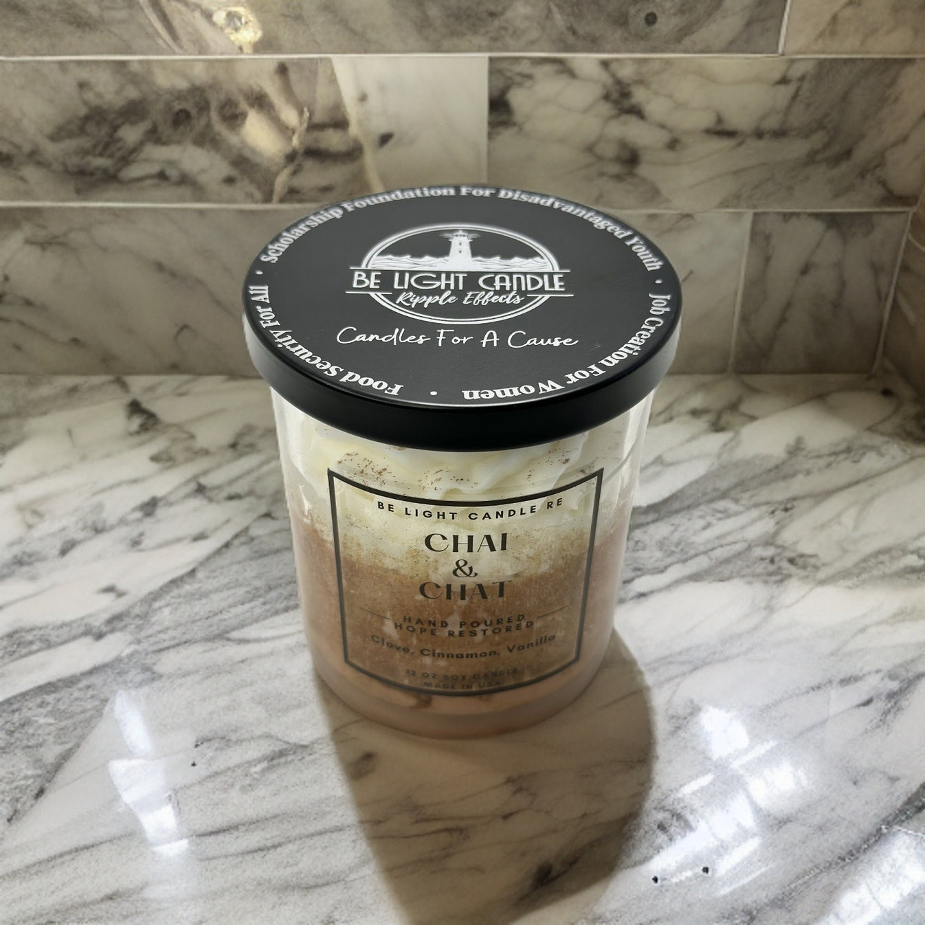 Chai & Chat- Be Light Candle RE