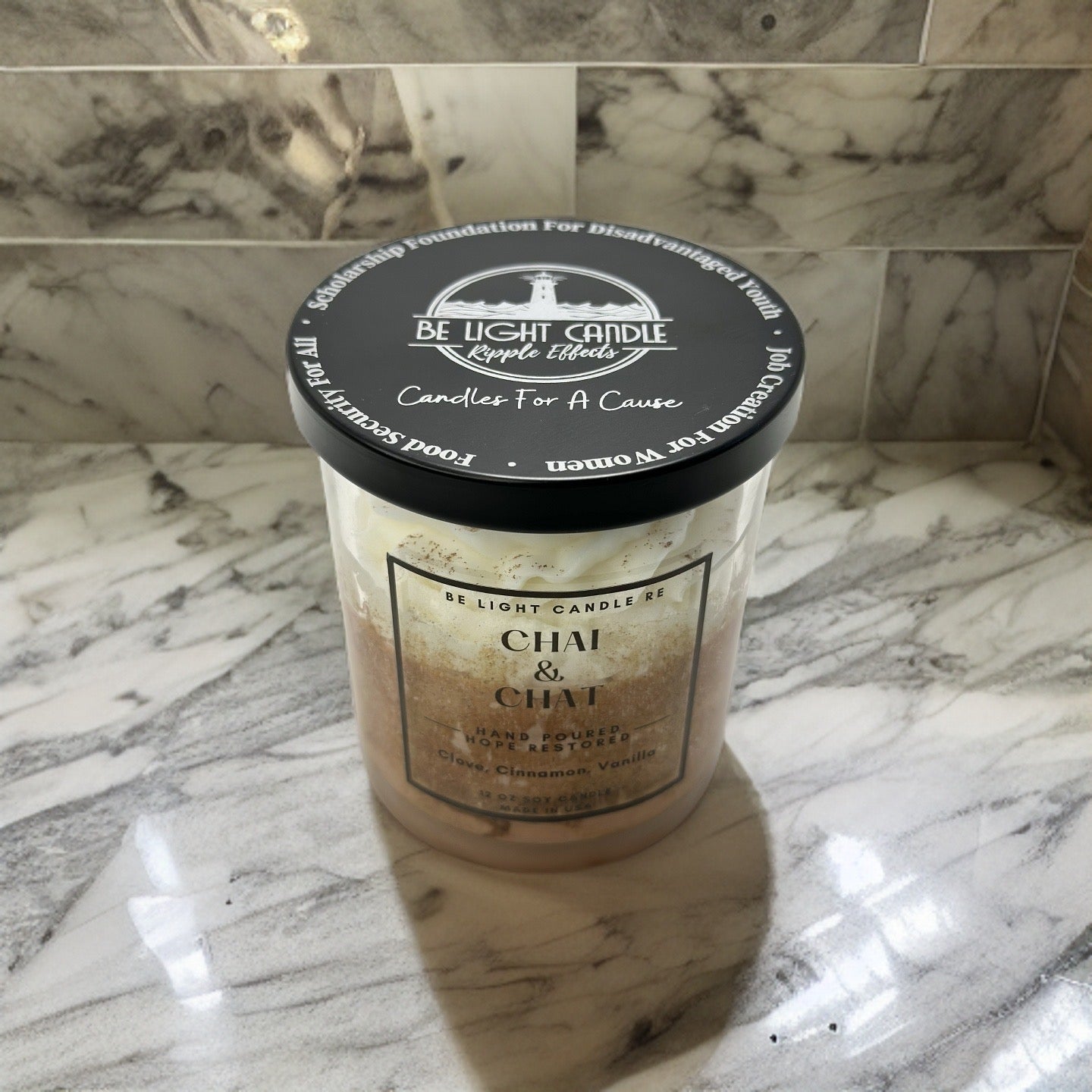 Chai & Chat- Be Light Candle RE