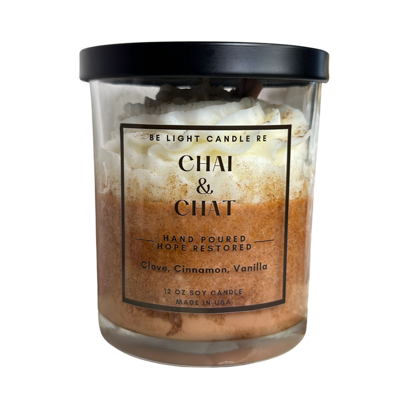 Chai & Chat- Be Light Candle RE