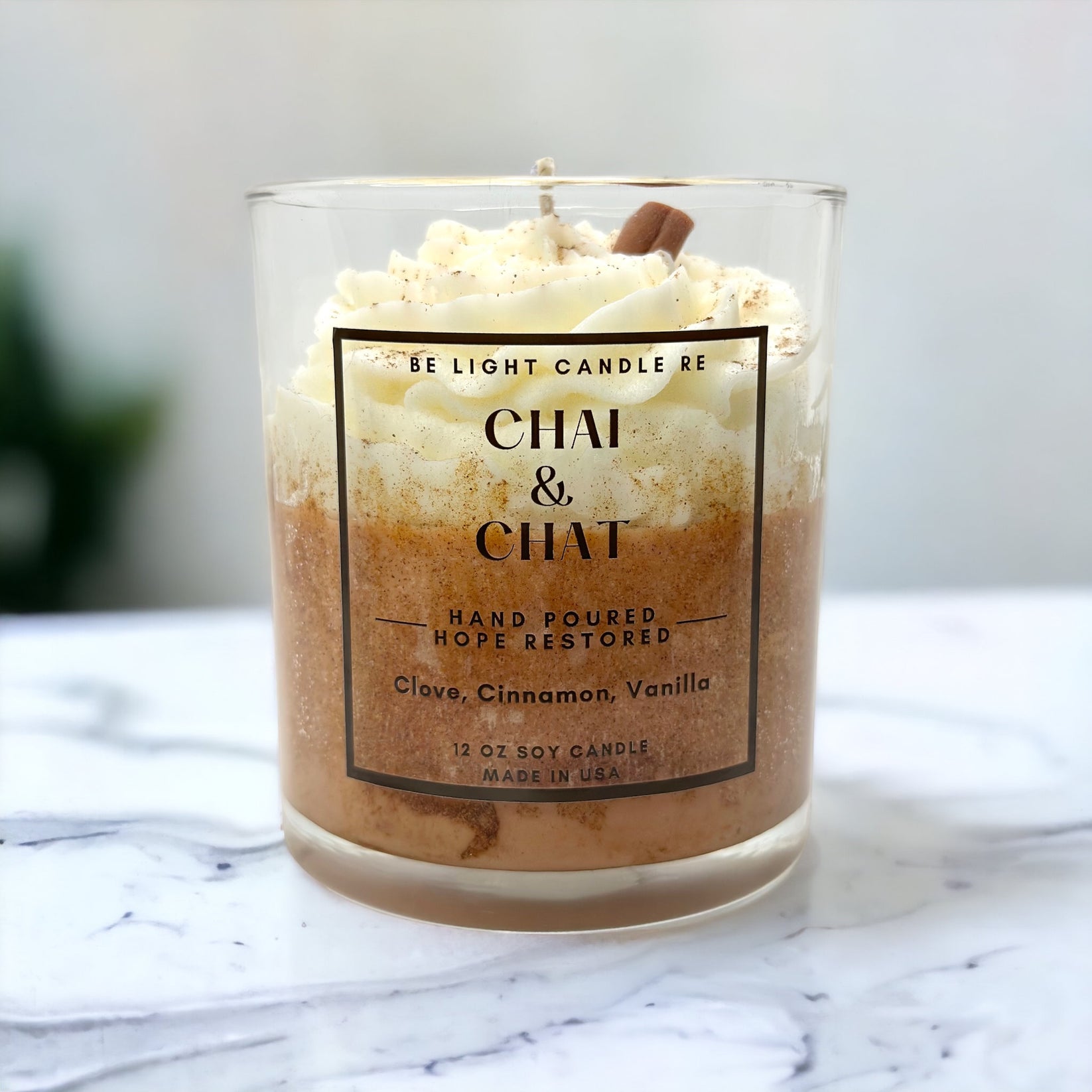 Chai & Chat- Be Light Candle RE