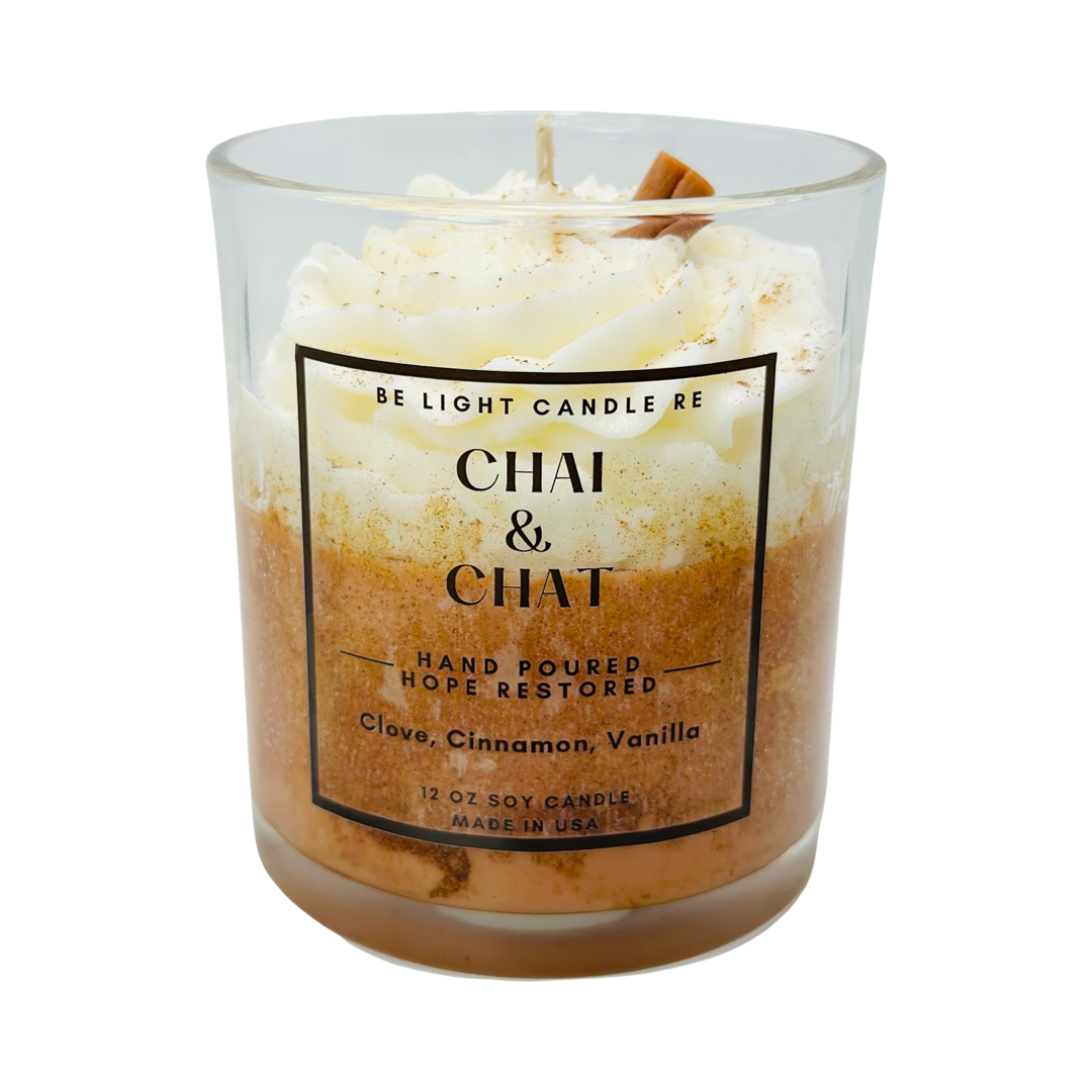 Chai & Chat- Be Light Candle RE