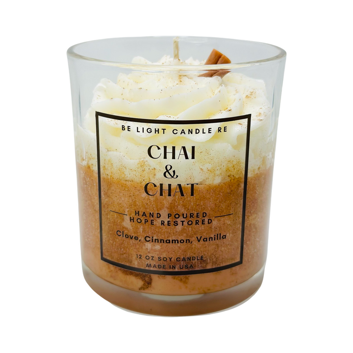 Chai & Chat- Be Light Candle RE